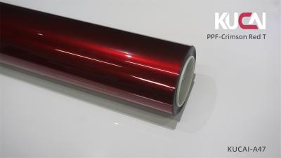 China TPU PPF Liquid Metal Dragon Blood Red Car Wrap Film - 7.5 Mil Thickness with 5-Year Warranty for sale