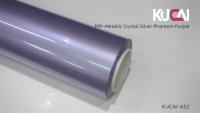 China 7.5 Mil TPU Metallic Silver Phantom Purple Paint Protection Film with Self-Healing Technology and 5-Year Warranty for sale