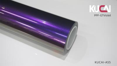 China Gtviolet Purple Car Paint Protection Film 7.5 Mil TPU with Self-Healing Technology and 5-Year Warranty for sale