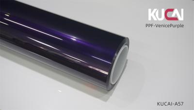 China 1.52m x 15m Venice Purple TPU Automotive Paint Protection Film - 7.5 Mil Thickness with 5-Year Warranty for sale