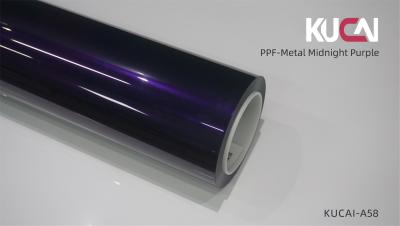 China Metal Midnight Purple PPF Protection Film 7.5Mil Self Healing with 5 Year Warranty for sale