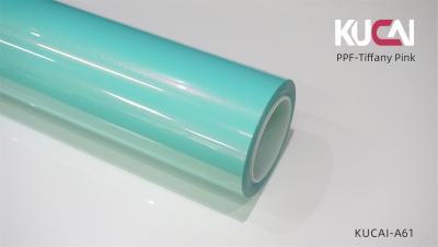 China TPU Tiffany's Pink Paint Protection Film 7.5 Mil Thickness with Self-Healing Technology and 5-Year Warranty for sale