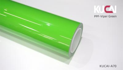 China TPU Viper Green Paint Protection Film 7.5Mil Thickness with Self-Healing Technology and 5-Year Warranty for sale