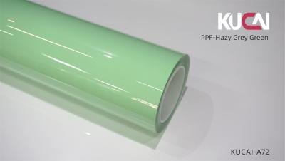 China Lubrizol TPU Hazy Grey Green PPF Protection Film 7.5Mil Thick with 5-Year Warranty and Self-Healing Technology for sale