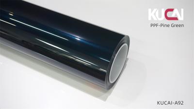China Tear Resistant Pine Green TPU Color Film 7.5 Mil Car Paint Protection Film for sale