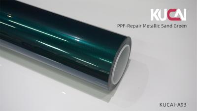 China TPU Repair Metallic Sand Green PPF Film Roll 7.5 Mil with Self-Healing Technology and 5-Year Warranty for sale