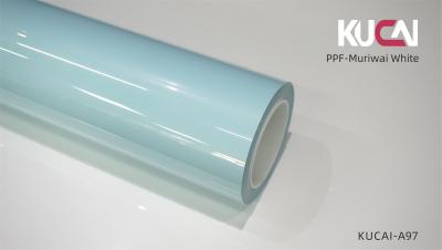 China Muriwai White Blue Colored PPF Vehicle Paint Protection Film 7.5 Mil Thickness with 5-Year Warranty for sale