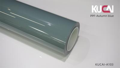 China Autumn Blue TPU Paint Protection Film 7.5 Mil Thickness with 5-Year Warranty | Self-Healing Car Wrap for sale
