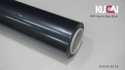 China Byron Bay Blue 7.5 Mil PPF Wrap - Self-Healing Paint Protection Film with 5-Year Warranty for sale