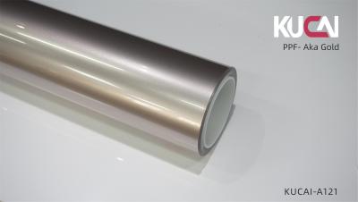 China 7.5Mil Aka Gold TPU Color Paint Protection Film with 5-Year Warranty and Self-Healing Technology for sale