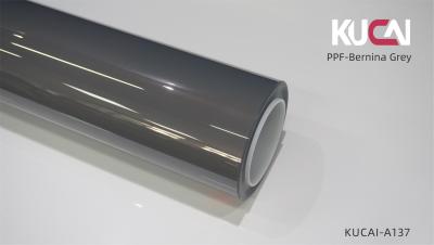 China Bernina Grey PPF Car Body Wrap Film 7.5 Mil Thickness with 5-Year Warranty Self Healing UV Resistant for sale