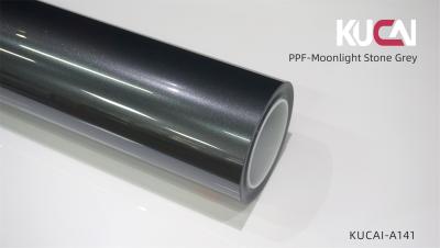 China Moonlight Stone Grey Automotive PPF Film 7.5 Mil Thickness 5ft x 49ft Roll with 5-Year Warranty for sale