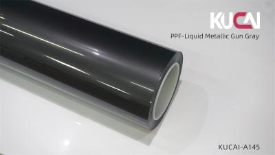 China Liquid Metallic Gun Grey PPF Car Paint Protection Film 7.5 Mil Thickness with 5-Year Warranty for sale
