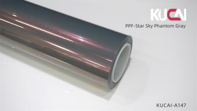 China Star Sky Phantom Grey Automotive Paint Protective Film TPU PPF Roll 5ft x 49ft Size 7.5 Mil Thickness for sale