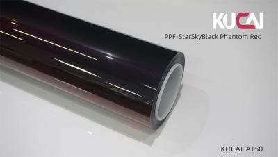 China StarSky Black Phantom Red TPU Color PPF Car Wrap - 7.5 Mil Thickness with 5-Year Warranty | Self-Healing Paint Protection Film for sale