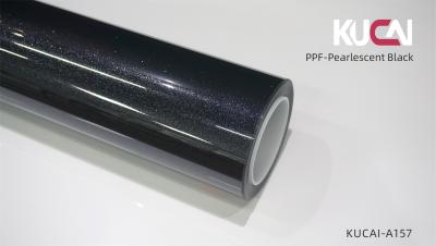 China Pearlescent Black Car Paint Protection Film 7.5 Mil TPU with 5-Year Warranty and Self-Healing Properties for sale