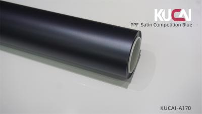 China TPU Matte Paint Protection Film Satin Competition Blue 7.5Mil Thickness with 5-Year Warranty for sale