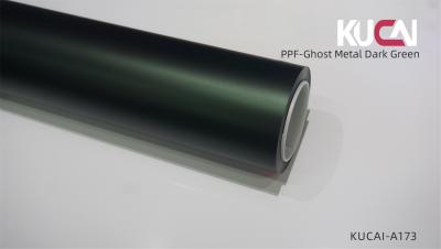 China KUCAI Matte Paint Protection Film Ghost Metal Dark Green 7.5 Mil TPU with 5-Year Warranty for sale
