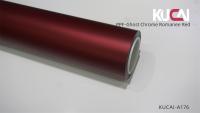 China 7.5Mil Thick Matte PPF Film Roll Ghost Chrome Romanee Red - 5 Year Warranty Self-Healing Paint Protection for sale