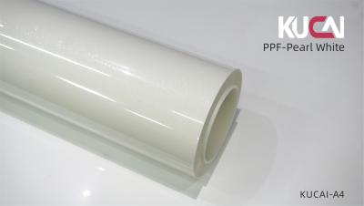 China Pearl White TPU Paint Protection Film 7.5 Mil Thickness with 5-Year Warranty | Self-Healing Car Wrap for sale