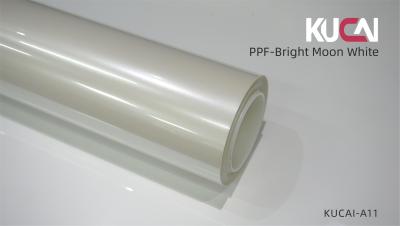 China TPU Car Paint Protection Film Bright Moon White 7.5 Mil Thickness with 5-Year Warranty for sale