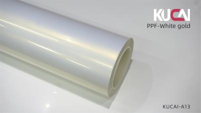 China PPF Car Paint Protection Film Pearl White 7.5 Mil Thickness with 5-Year Warranty and Self-Healing Technology for sale