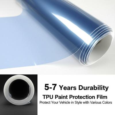 China 30m TPU Color Paint Protection Film with 5-7 Year Durability and 80°C Heat Resistance for sale