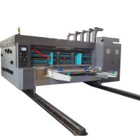 China Electric Corrugated Box Printing Machine Buttons Control And Adjust 4color for sale