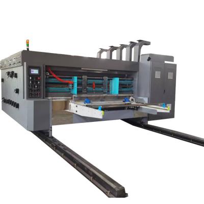 China Electric Corrugated Box Printing Machine Buttons Control And Adjust 4color for sale