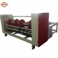 China Chain Manual Feeder Rotary Slotter Machine For Carton Box Making for sale