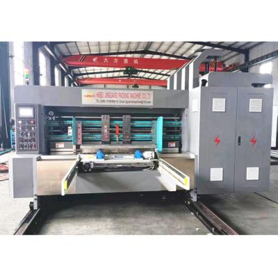 China Edge Leader Corrugated Box Printing Machine With Slotter Knife 2000mm for sale