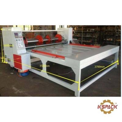 China Heavy Weight Combined Rotary Slotter Machine With Creaser Pizza Box Fruit Box for sale