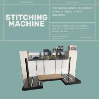 China Semi Auto White Carton Box Stitching Machine 3600mm for sale