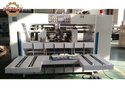 China KS 2000 Four Servo Semi Auto Carton Box Stitching Machine Double Piece for sale
