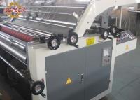 China 1600MM Semi Automatic Flute Laminator Machine Speed 90M / Min for sale