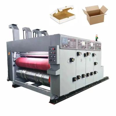 China Carton Printing Machine Feeder Fully Automatic Corrugated Paperboard Cardboard Vegetable Fruit Pizza Box Maker Making Machine for sale