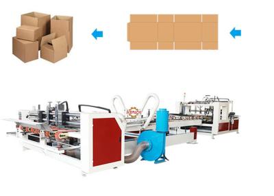 China Auto Stacker Box Folder Gluer Machine For 2400mm 2600mm 2800mm for sale