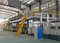 China Hydraulic Shaftless Mill Roll Stand 3 Ply Paper Corrugated Board Production Line for sale