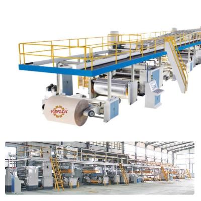 China Automatic 3/5/7 Ply Corrugated Board Production Line for sale
