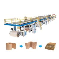 China Steam Heating Packaging Line For Corrugated Paper Board Production Speed 0-200m/min for sale
