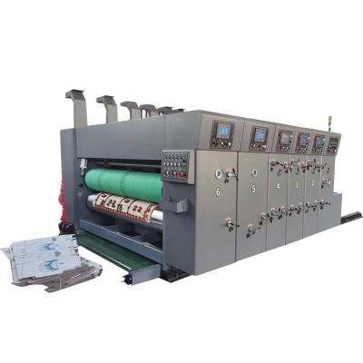 China Electrical 360oC Phase Adjustment Corrugated Box Printing Machine For Board Thickness 3-12mm for sale