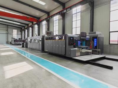 China Full Automatic High Speed Corrugated Carton Box Printer Slotter Die Cutter And Folder Gluer In Line for sale