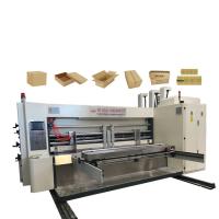 China 7.5kw Carton / Corrugated Box Die Cutting Machine With Cutting Precision Feed System for sale
