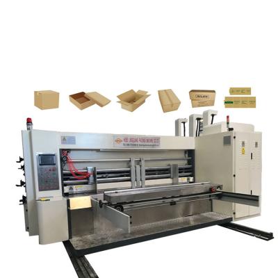 China 7.5kw Carton / Corrugated Box Die Cutting Machine With Cutting Precision Feed System for sale