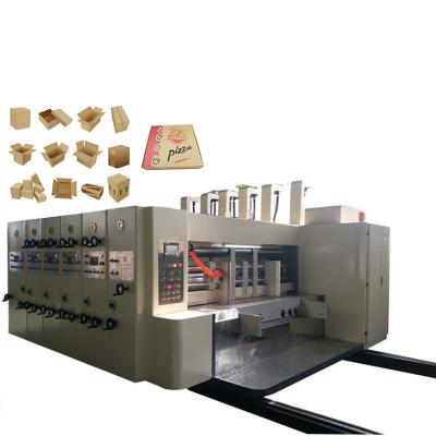 China 1-5 Colors Flatbed Printer Rotary Die Cutting Machine Automatic Paper Sheet Printer for sale