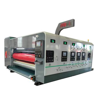China Automatic Flexo 4 Color Printer Slotter Die Cutter Corrugated Board Machine for sale