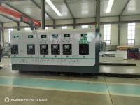 China Flexo 3 Color Printer Cardbaord Corrugated Board Slotter Die Cutter With Knives Machine for sale