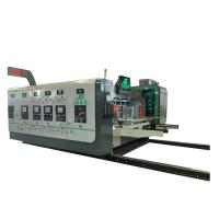China Flexo 3 Color Printer Cardbaord Corrugated Board Slotter Die Cutter With Knives Machine for sale