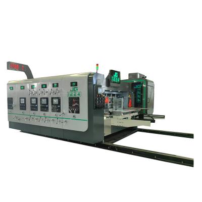 China Flexo 3 Color Printer Cardbaord Corrugated Board Slotter Die Cutter With Knives Machine for sale