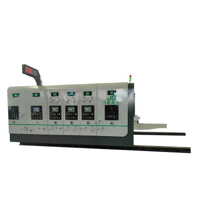 China Corrugated Carton Box Making Machine 4 Color Slotter Die Cutter Machine for sale